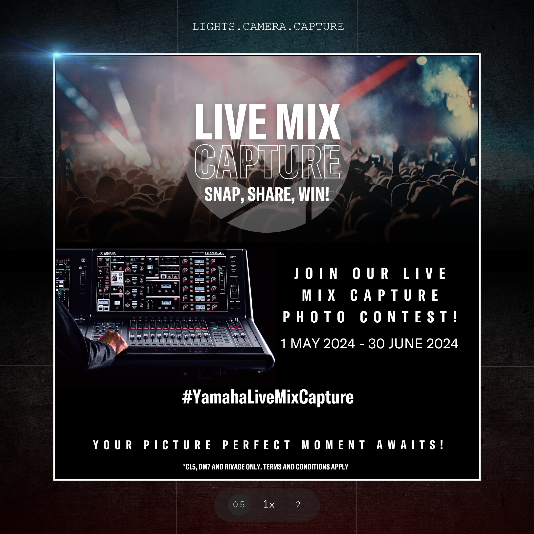 Yamaha Professional Audio Photo Contest: LIVE MIX CAPTURE