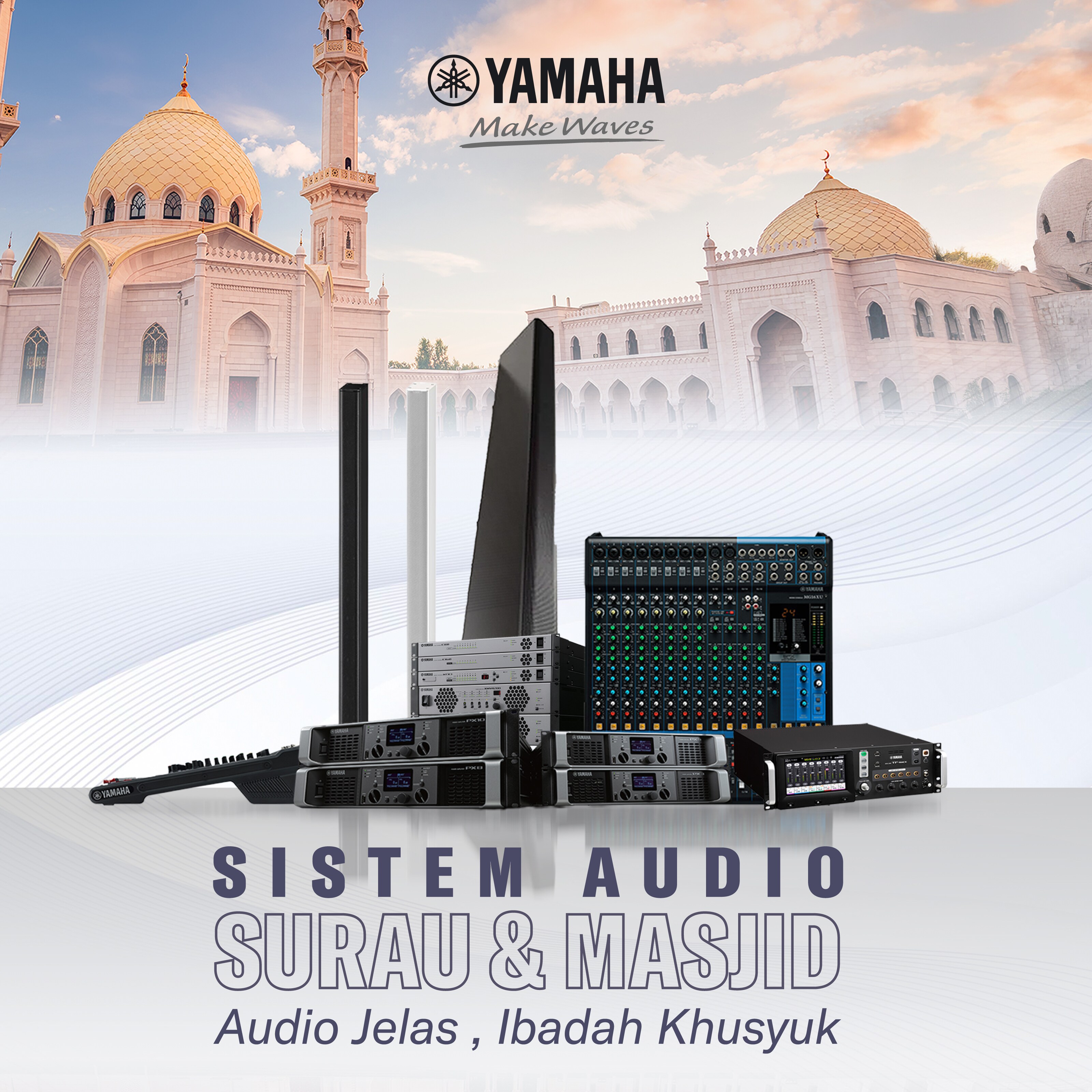 PA System Audio Masjid & Surau – Konsultasi Percuma