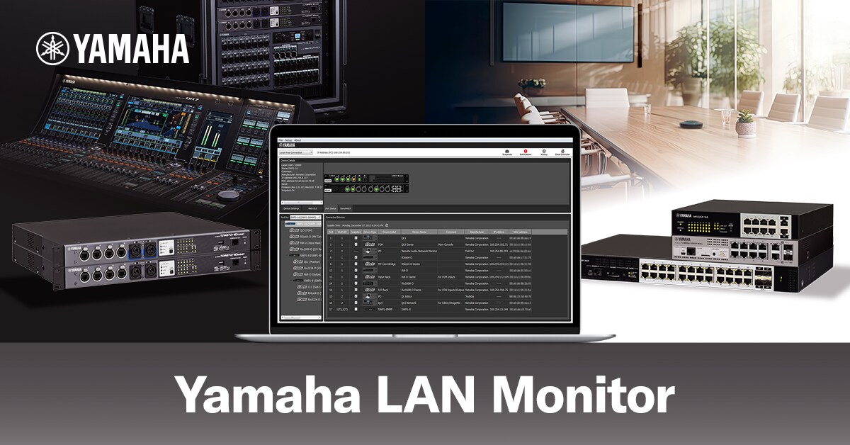 Yamaha LAN Monitor - Overview - Software & Apps - Products - Audio ...